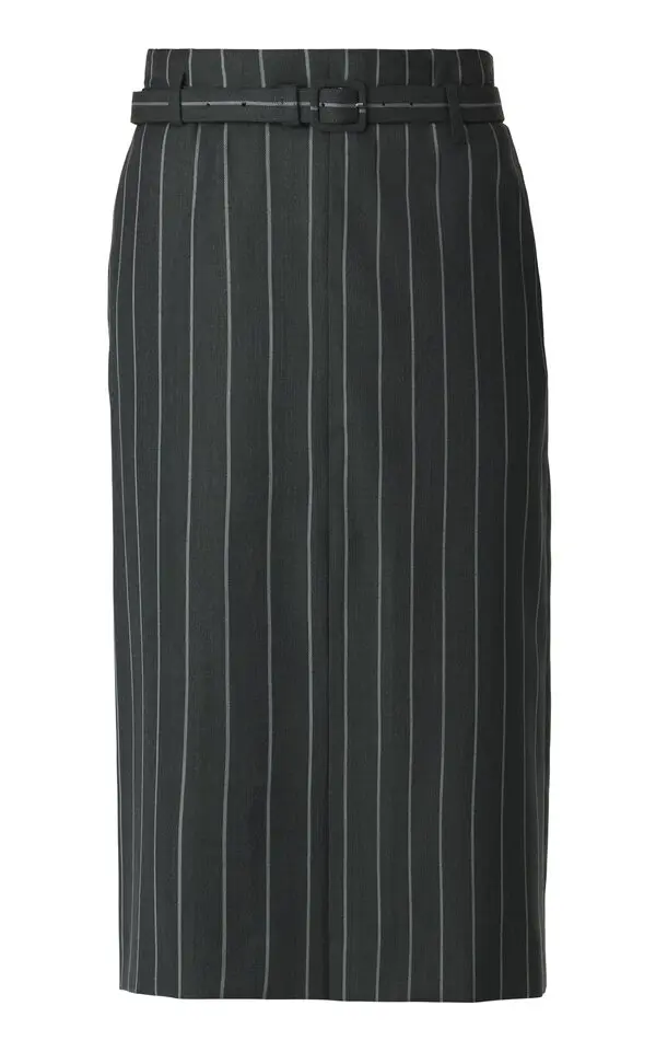 Monse Stretch-wool Midi Pencil Skirt - Stripe