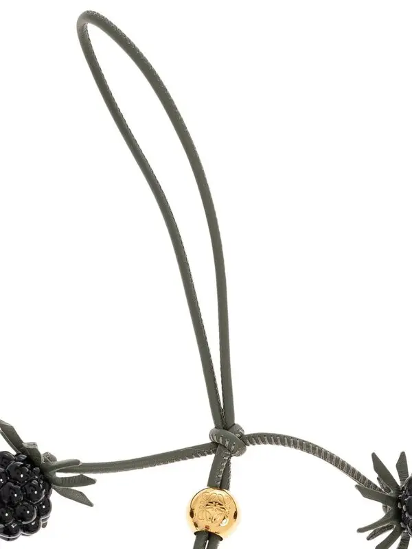 Loewe Berry Charm With Brass And Resin Details