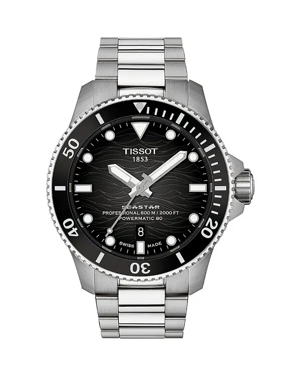 TISSOT Seastar 2000 Professional Powermatic 80 Watch - Grey Gradient