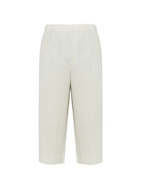 Issey Miyake Homme Plissé Pleated Trousers - Green