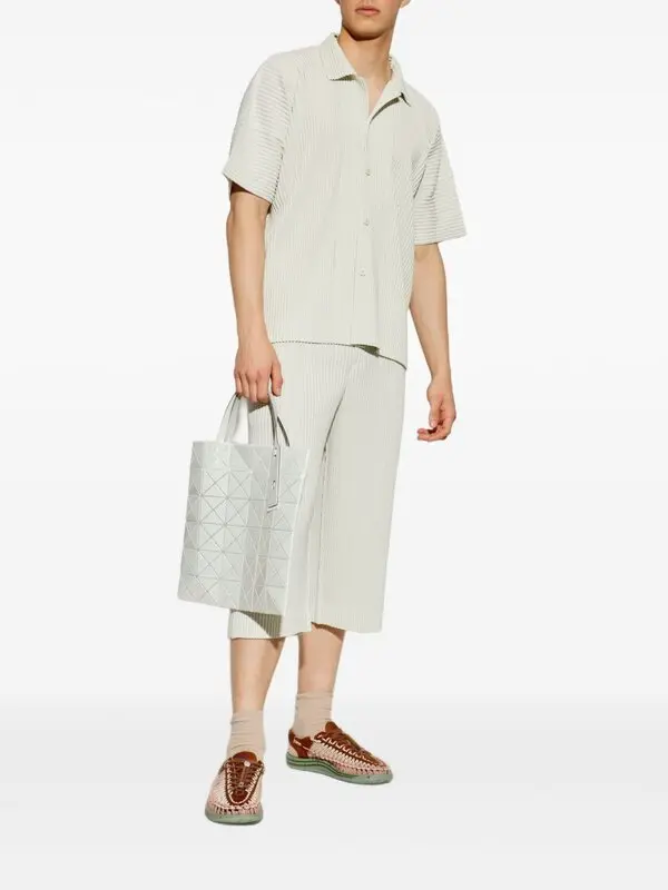 Issey Miyake Homme Plissé Pleated Trousers - Green