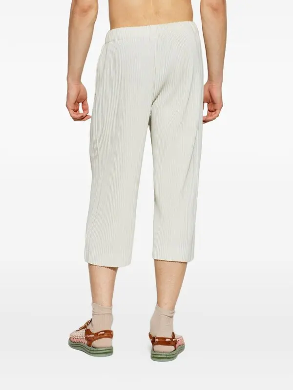 Issey Miyake Homme Plissé Pleated Trousers - Green