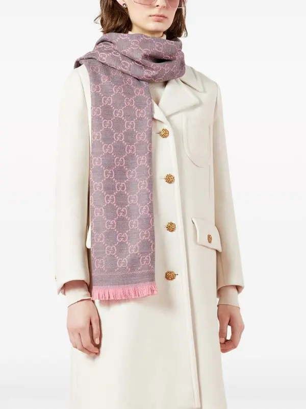 Gucci Gg Wool Scarf