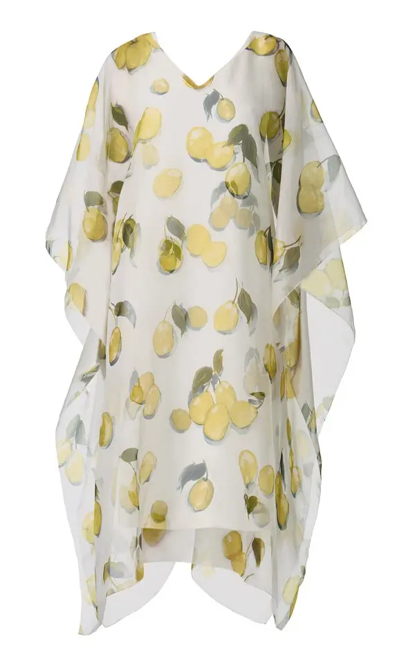 Monse Lemon- Silk Midi Caftan