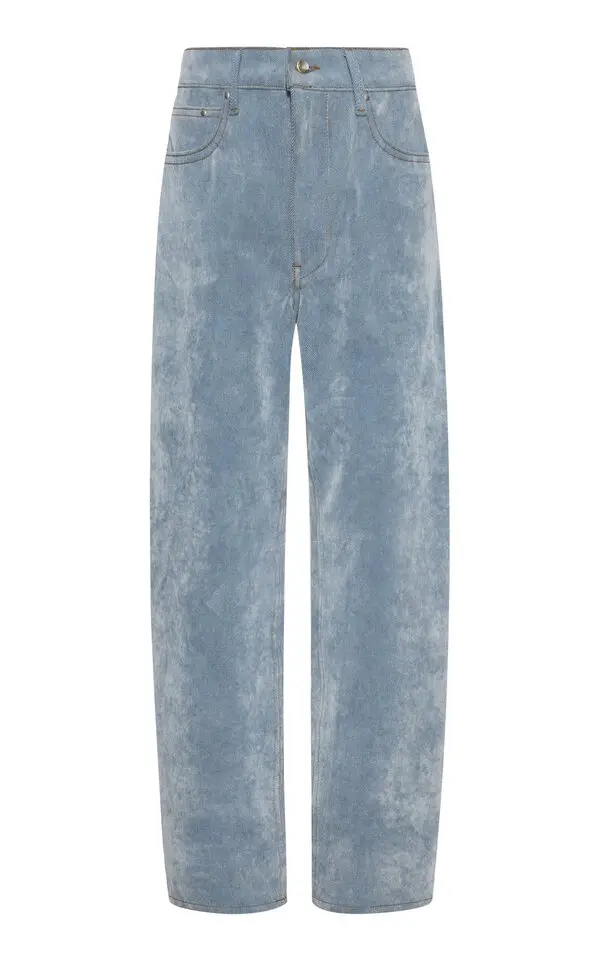 Ossou Rider Cotton Jeans - Light Grey