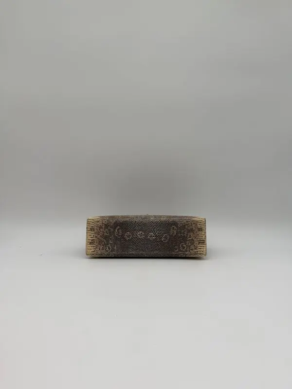 Hermès Kelly Lizard Ombre Palladium Hardware - Brown