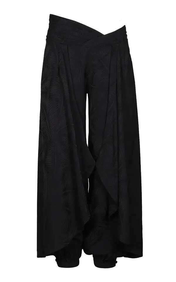 Johanna Ortiz Winter Echo High-rise Wide-leg Pants