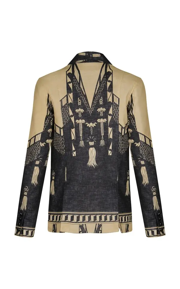 Johanna Ortiz Rock The Plan Tasseled Linen Jacket