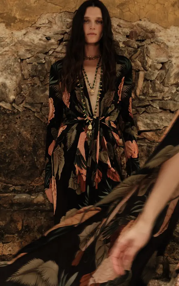 Johanna Ortiz Reinvention Oasis" Printed Midi Dress
