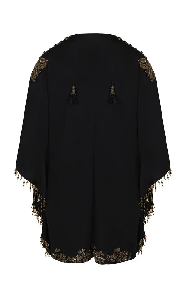 Johanna Ortiz Embellished Silk Tunic
