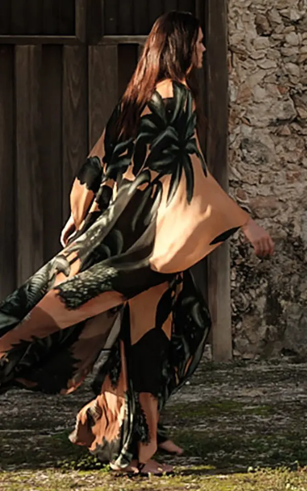 Johanna Ortiz Into The Emerald Wild Silk Tunic