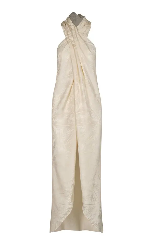Johanna Ortiz Silent Water Draped Top - Ivory
