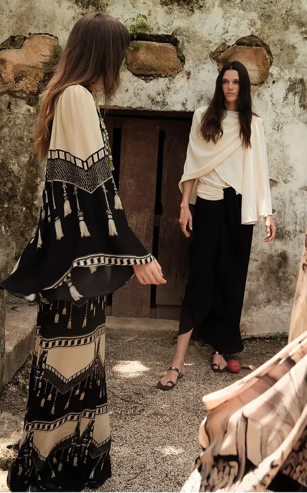 Johanna Ortiz Atlas Draped Wrap Top