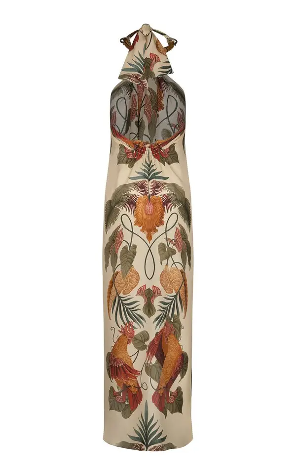 Johanna Ortiz Wild Botanica Printed Silk-blend Top
