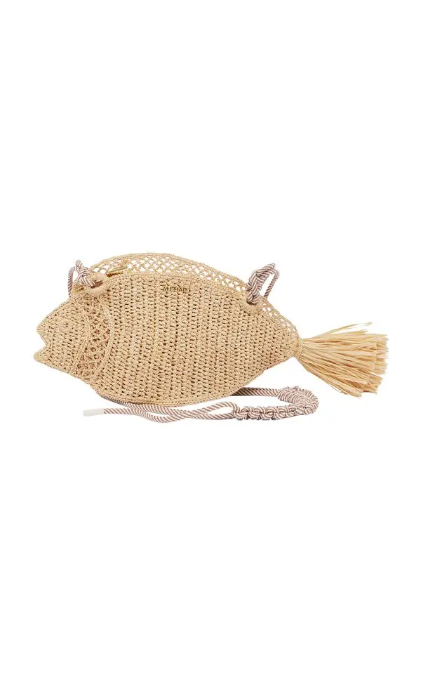 ALEMAIS Raffia Fish Bag