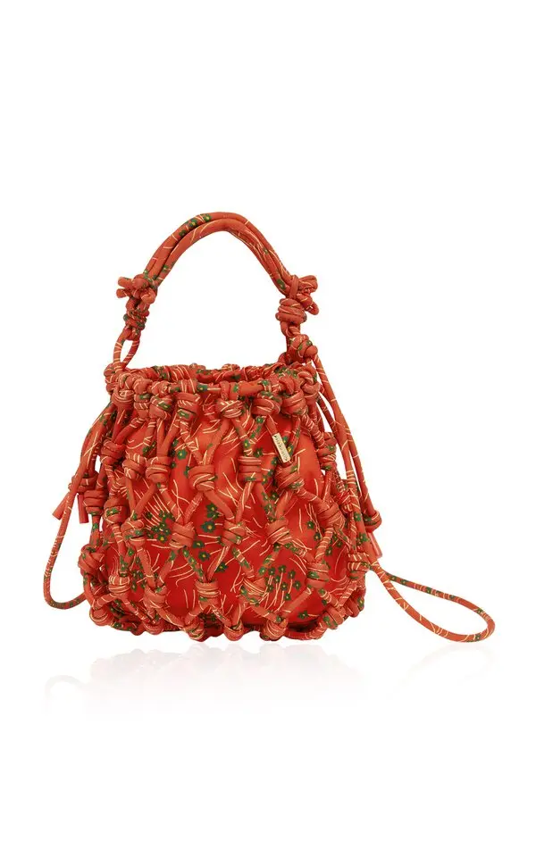 ALEMAIS Mini Silk Macrame Pouch