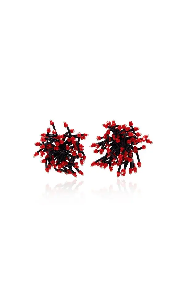 ALEMAIS Ona Tassel Statement Earrings - Multi