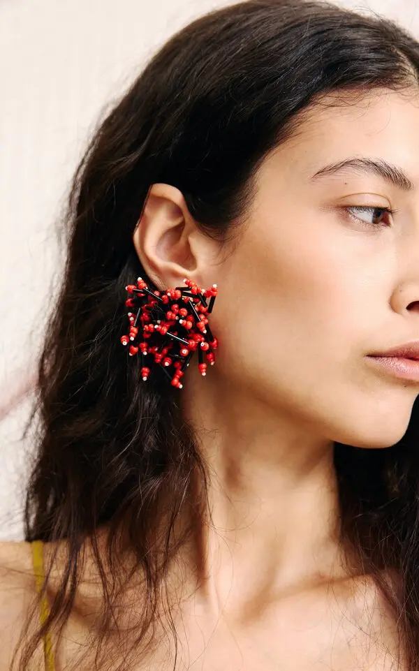 ALEMAIS Ona Tassel Statement Earrings