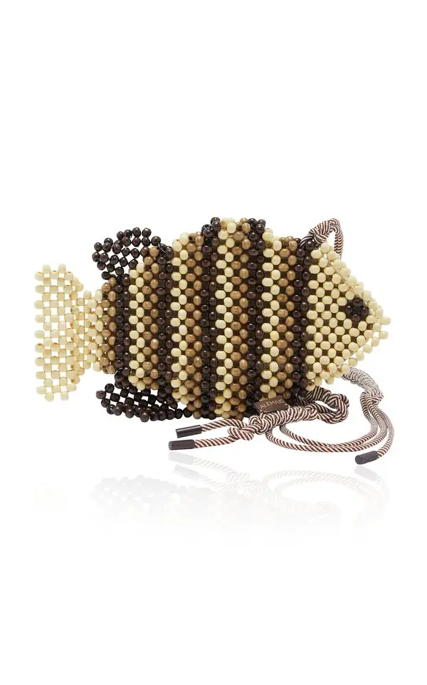 ALEMAIS Wood Bead Fish Bag