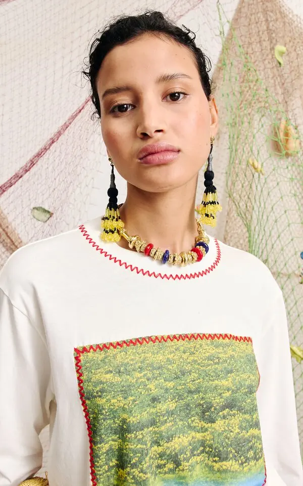 ALEMAIS Tassel Drop Earrings