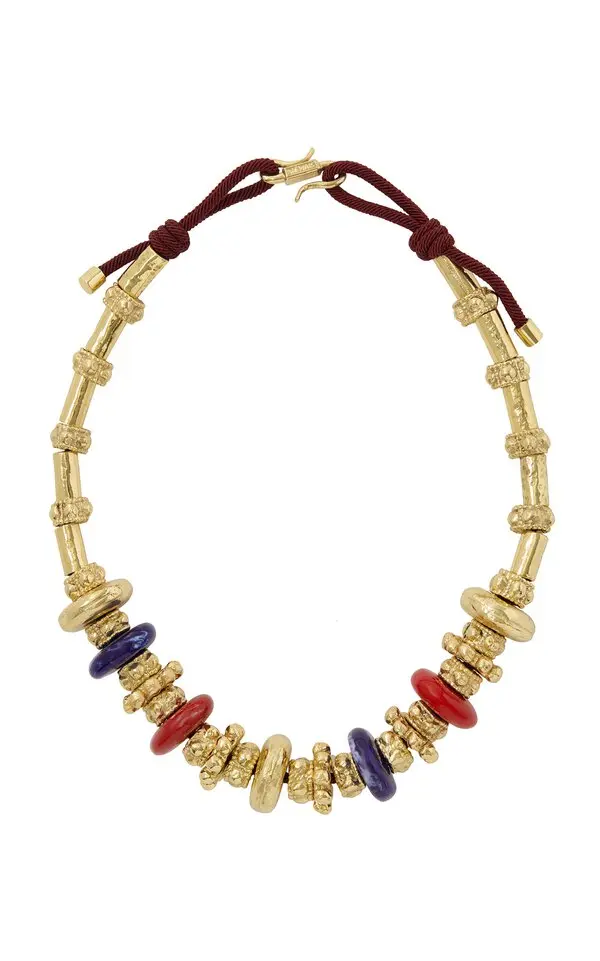 ALEMAIS Textured Bead Necklace