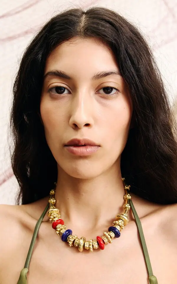ALEMAIS Textured Bead Necklace