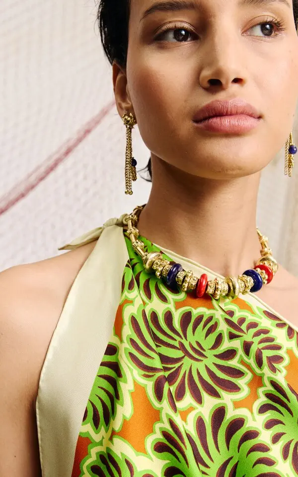 ALEMAIS Textured Bead Necklace