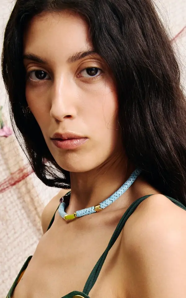 ALEMAIS Ona Snake Stone Necklace
