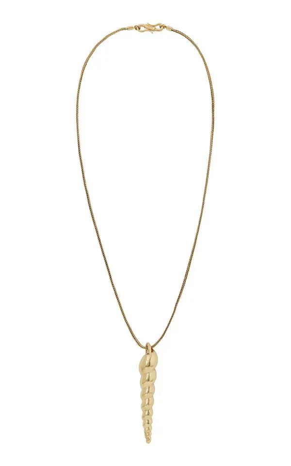 ALEMAIS Ona Shell Pendant Necklace - Gold