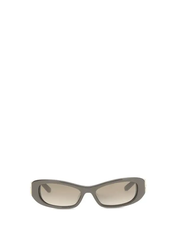 Balenciaga Cosmo Rectangular Sunglasses - Brown