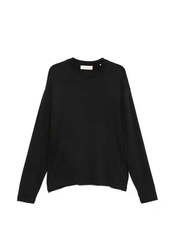 Fear Of God Essentials Crew-neck Long-sleeve T-shirt - Black