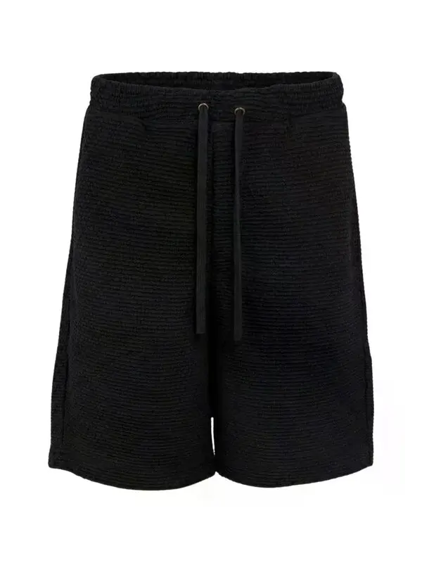 Emporio Armani Embossed Drawstring Shorts