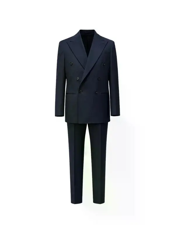 FRANZESE COLLECTION Beckham Double-breasted Suit - Blue