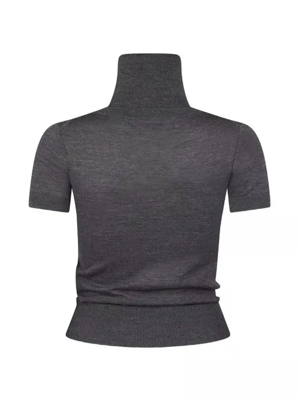 Dsquared2 Upside Down Short Sleeve Turtleneck Pullover