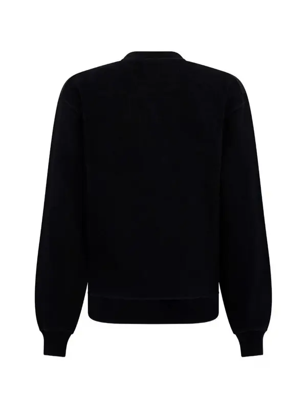 Dsquared2 Upside Down Logo Cotton Fleece Sweatshirt