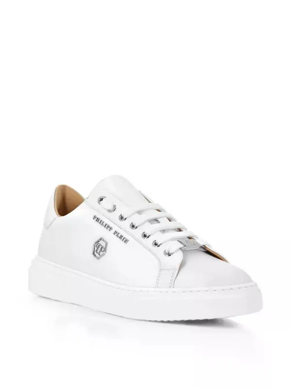 Philipp Plein Leather Lo-top Sneakers