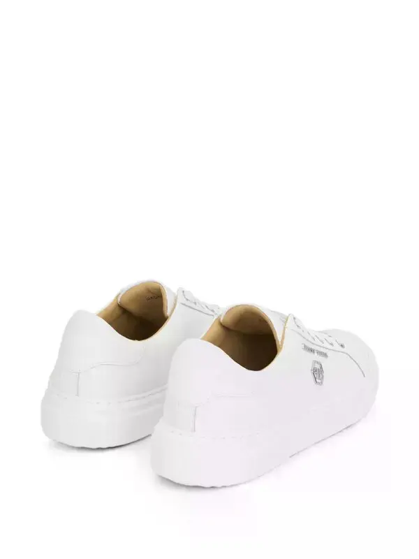 Philipp Plein Leather Lo-top Sneakers