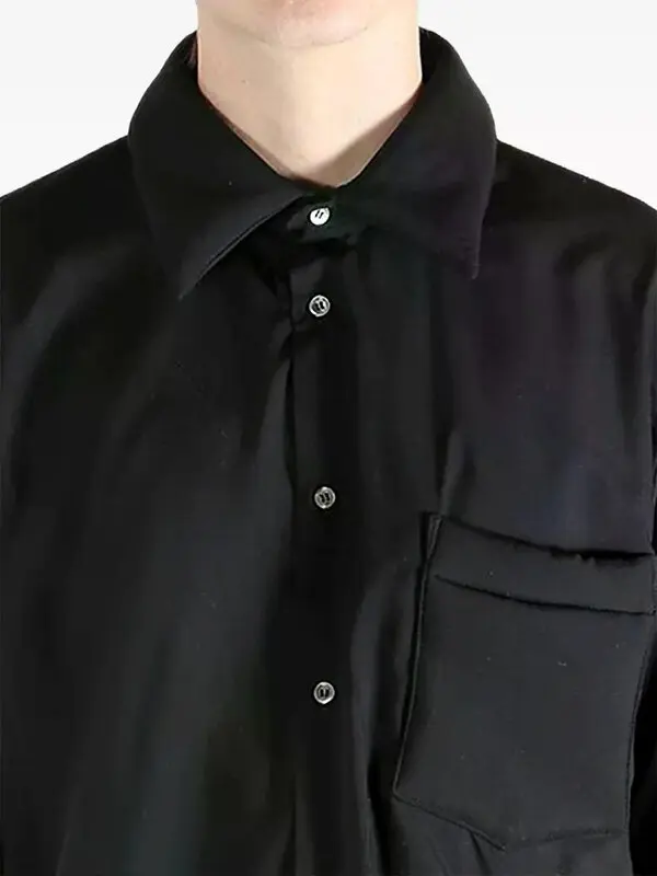 Comme Des Garçons Long-sleeve Chest-pocket Shirt