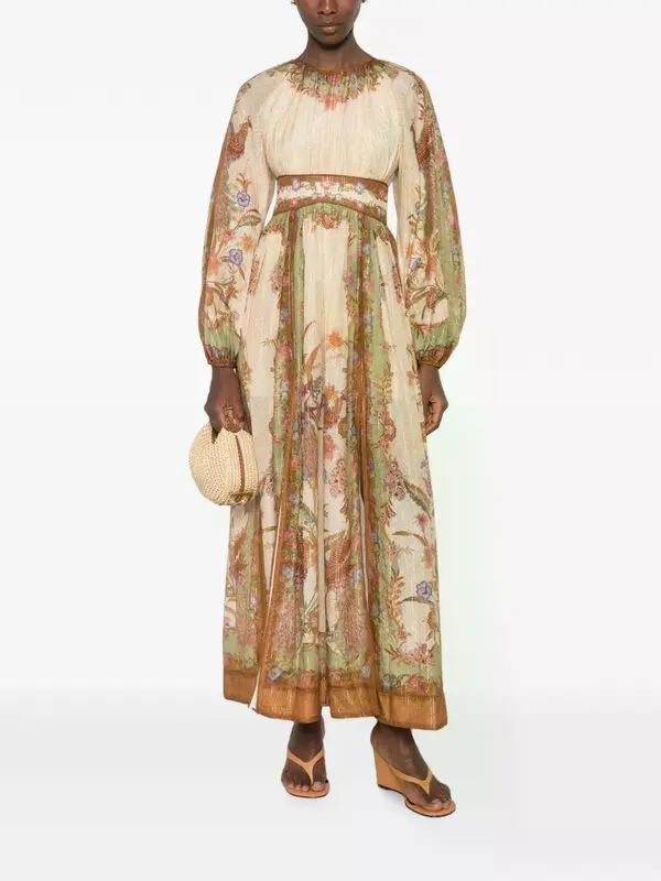 Zimmermann Indra Floral-print Maxi Dress