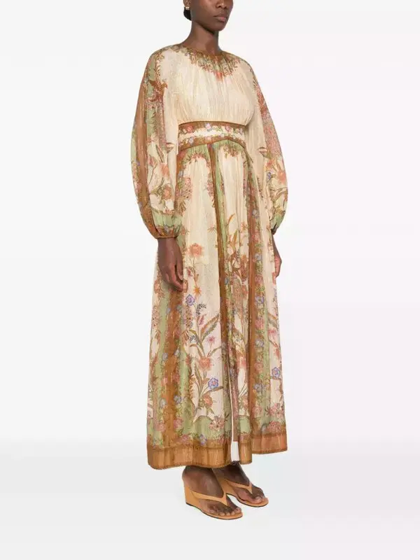 Zimmermann Indra Floral-print Maxi Dress