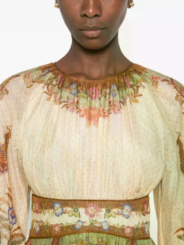 Zimmermann Indra Floral-print Maxi Dress