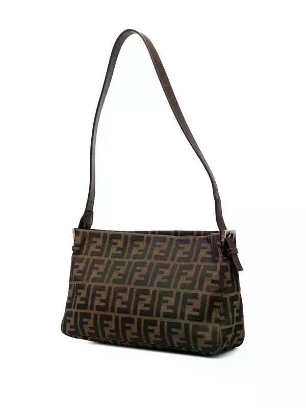 Fendi Zucca Canvas Shoulder Bag