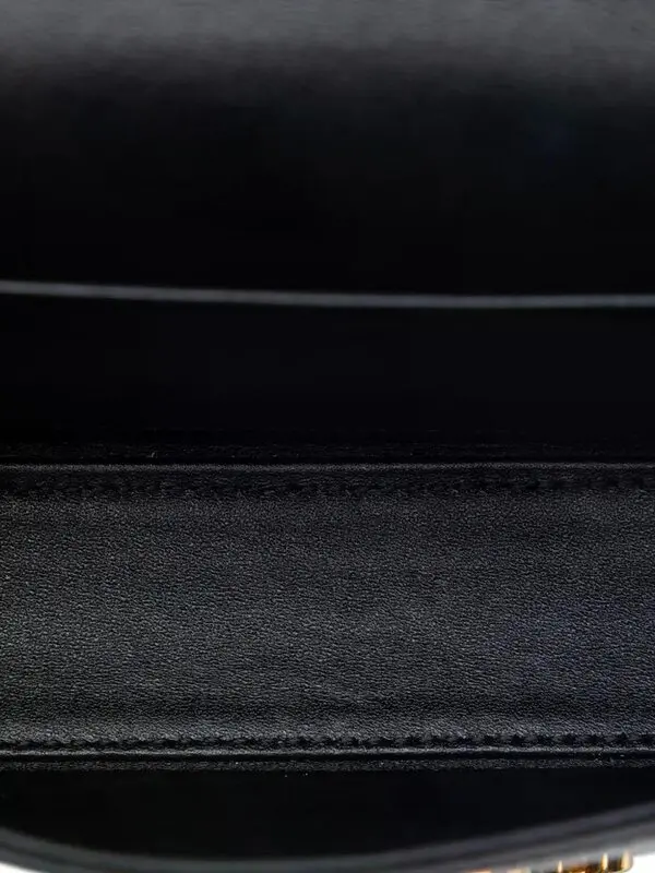 Celine Shiny Calfskin Triomphe Claude Shoulder Bag