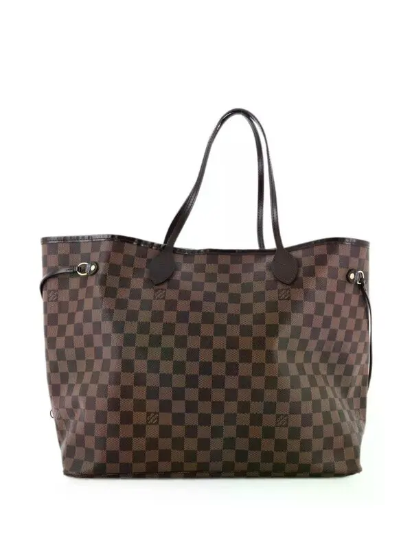 LOUIS VUITTON Damier Ebene Neverfull Gm Tote Bag