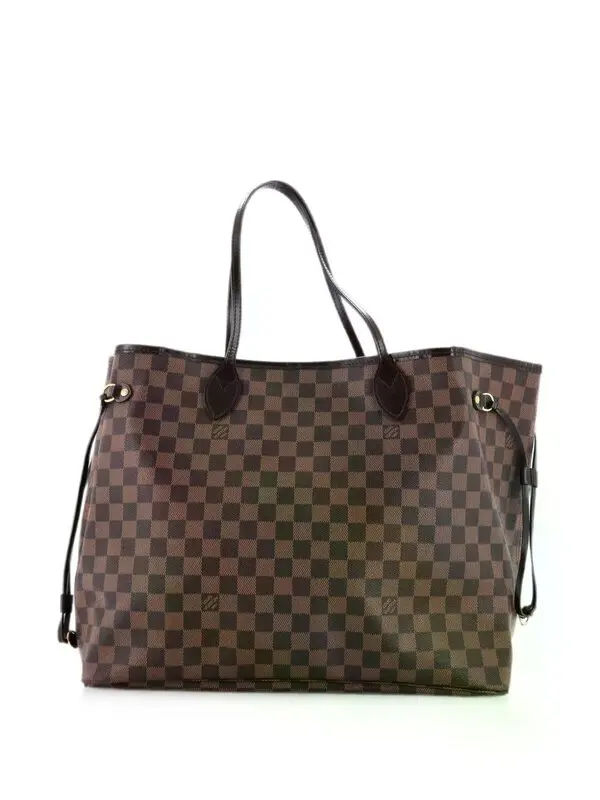 LOUIS VUITTON Damier Ebene Neverfull Gm Tote Bag