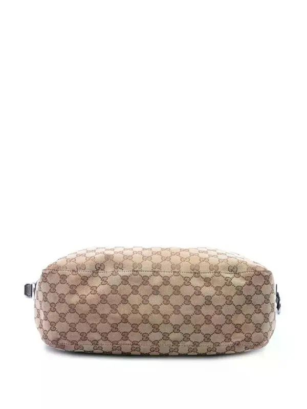 Gucci Gg Canvas Icon Bit Satchel