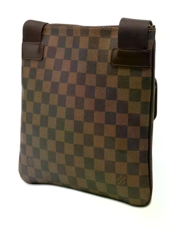LOUIS VUITTON Damier Ebene Pochette Melville Crossbody Bag - Brown