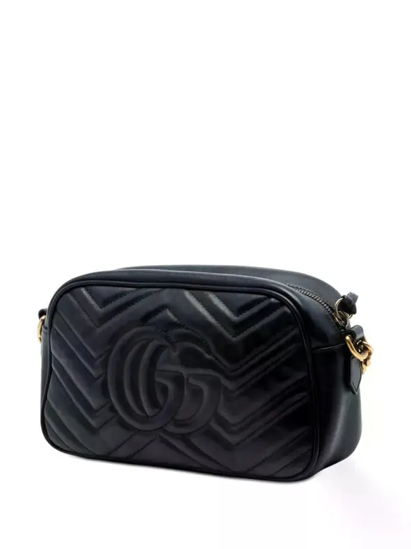 Gucci Gg Marmont Matelassé Calfskin Crossbody Bag