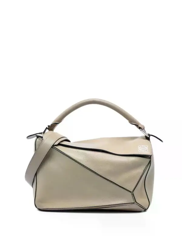 Loewe Medium Calfskin Puzzle Satchel - Brown