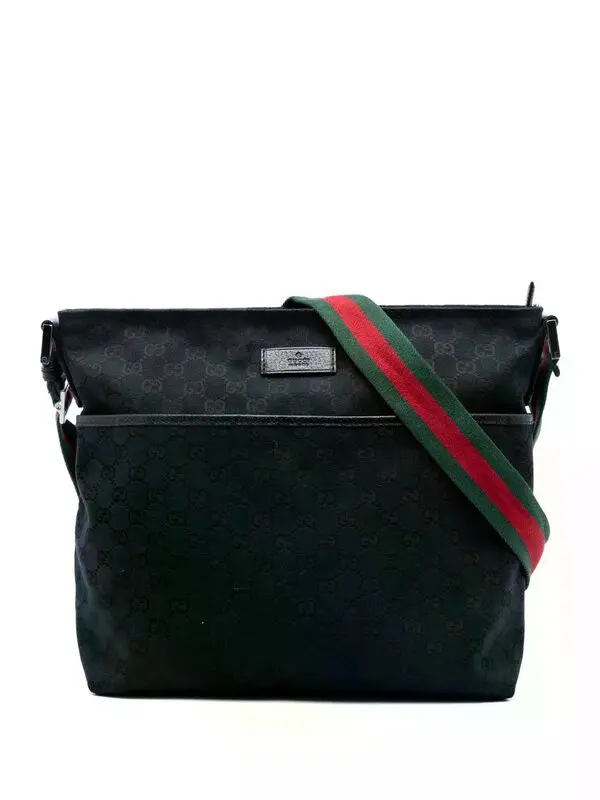 Gucci Gg Canvas Web Crossbody Bag